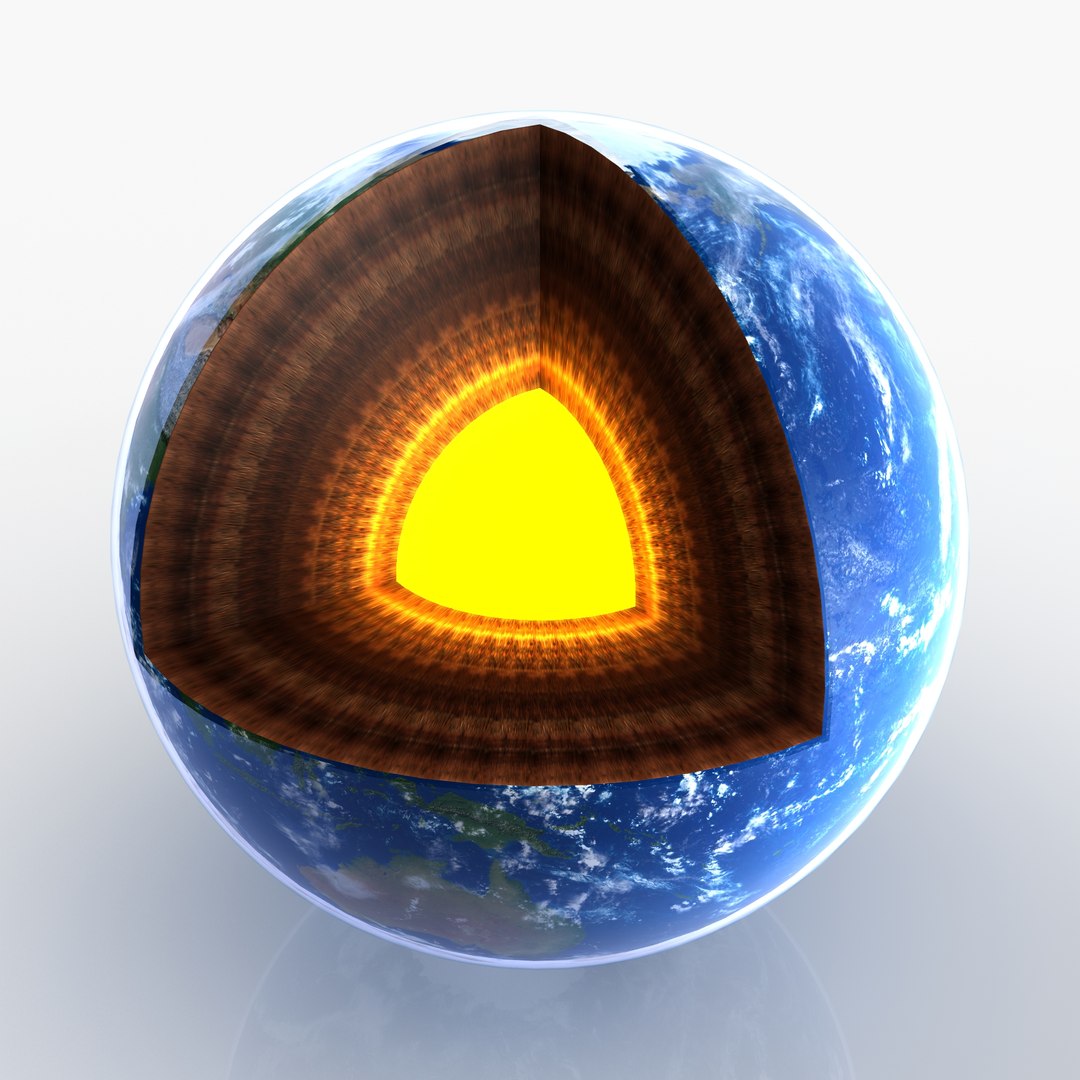 Cut Earth Core 3D Model - TurboSquid 1547582