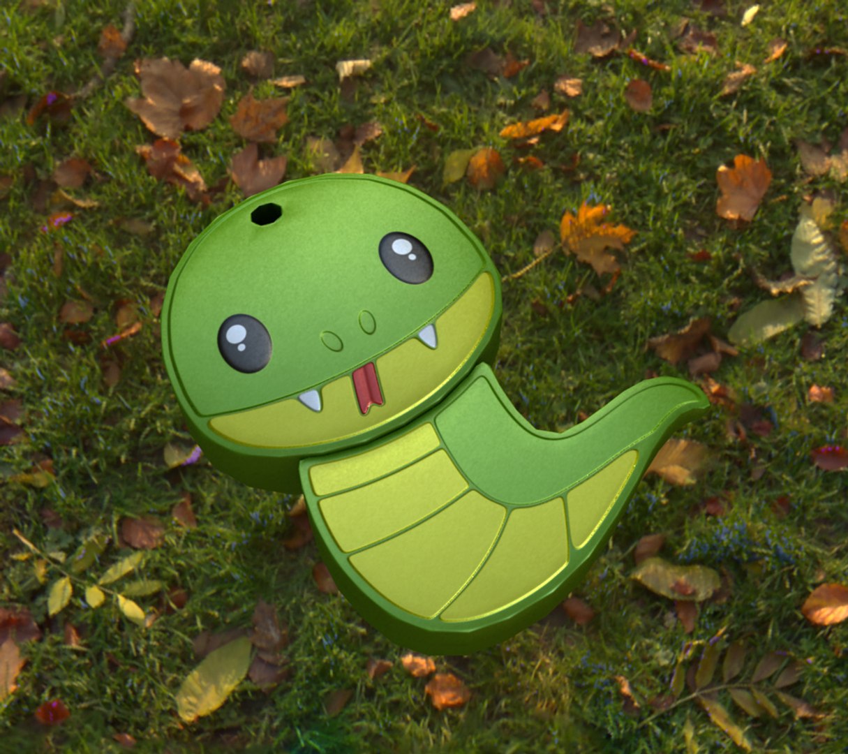 Flash Drive Snake 3d Model