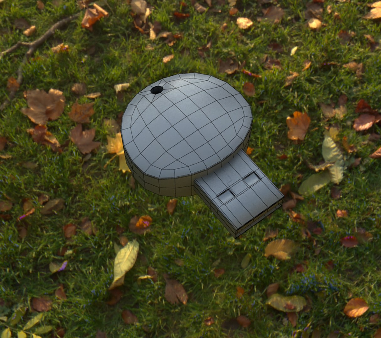Flash Drive Snake 3d Model