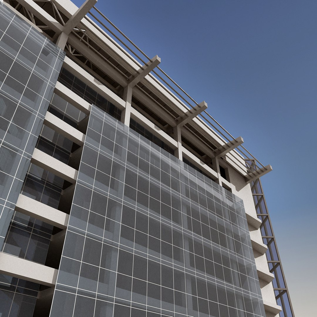 Modern Building Architecture 3d Obj