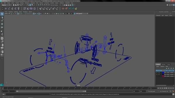 Maya용으로 제작된 초경량 전투 차량 3D 모델 - TurboSquid 2015711