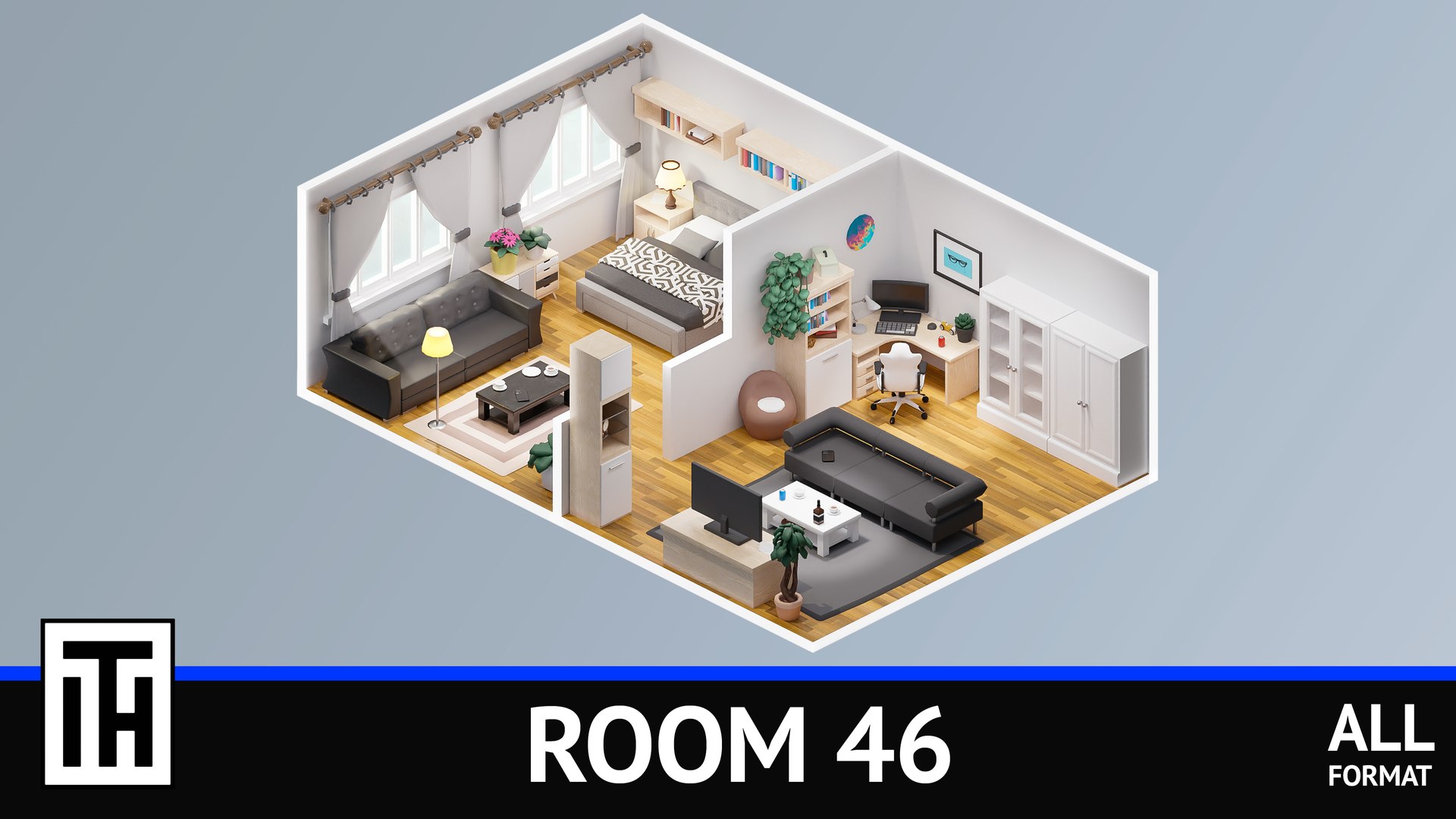 Room 46 3D Model - TurboSquid 2151818