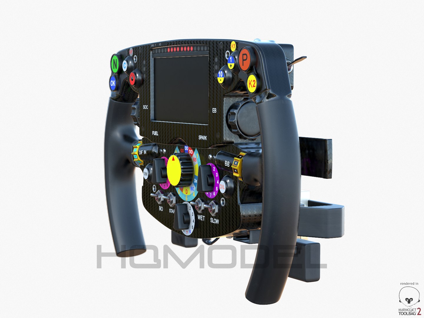 3D F1 Steer Wheel Formula - TurboSquid 1316743