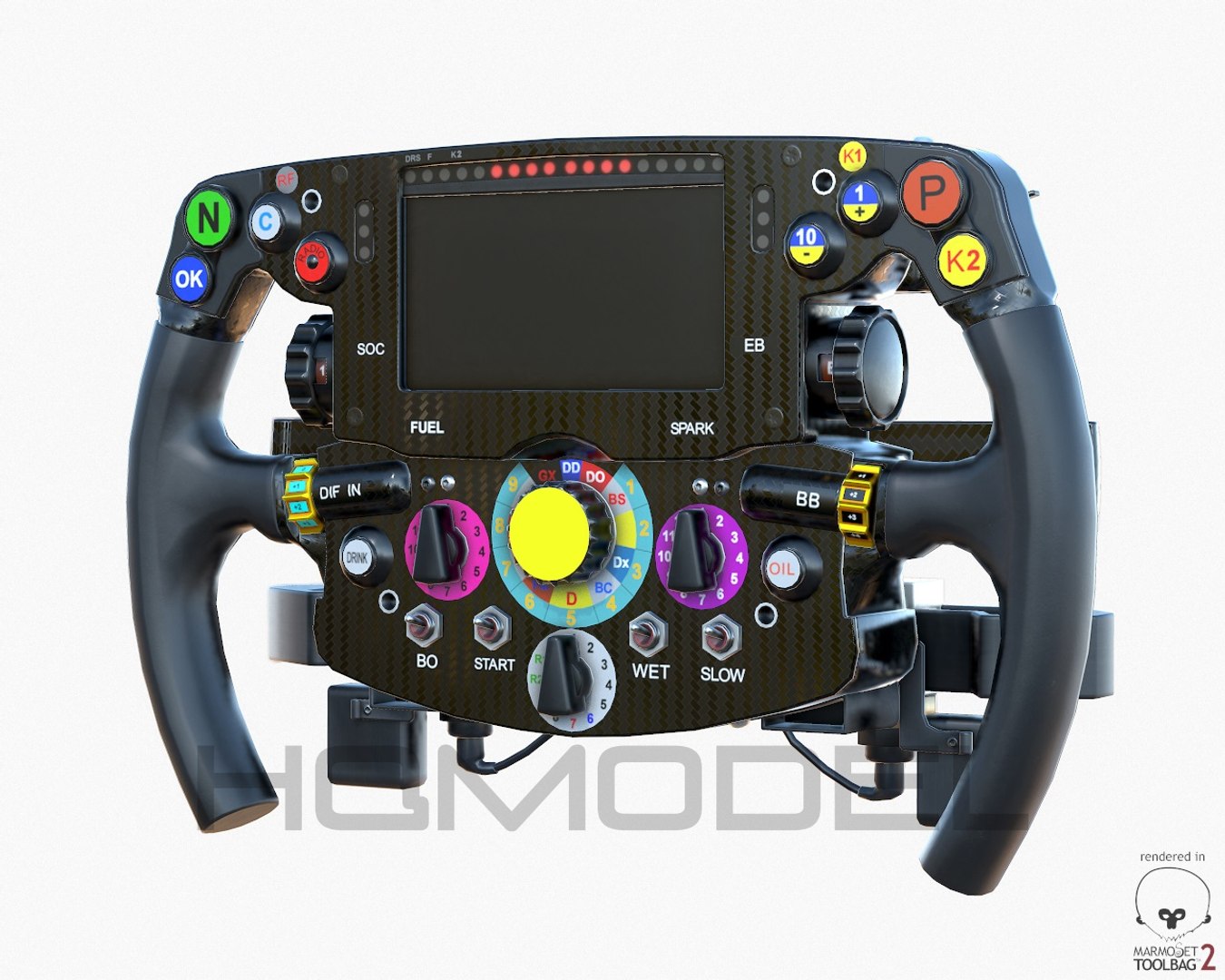 3D F1 Steer Wheel Formula - TurboSquid 1316743
