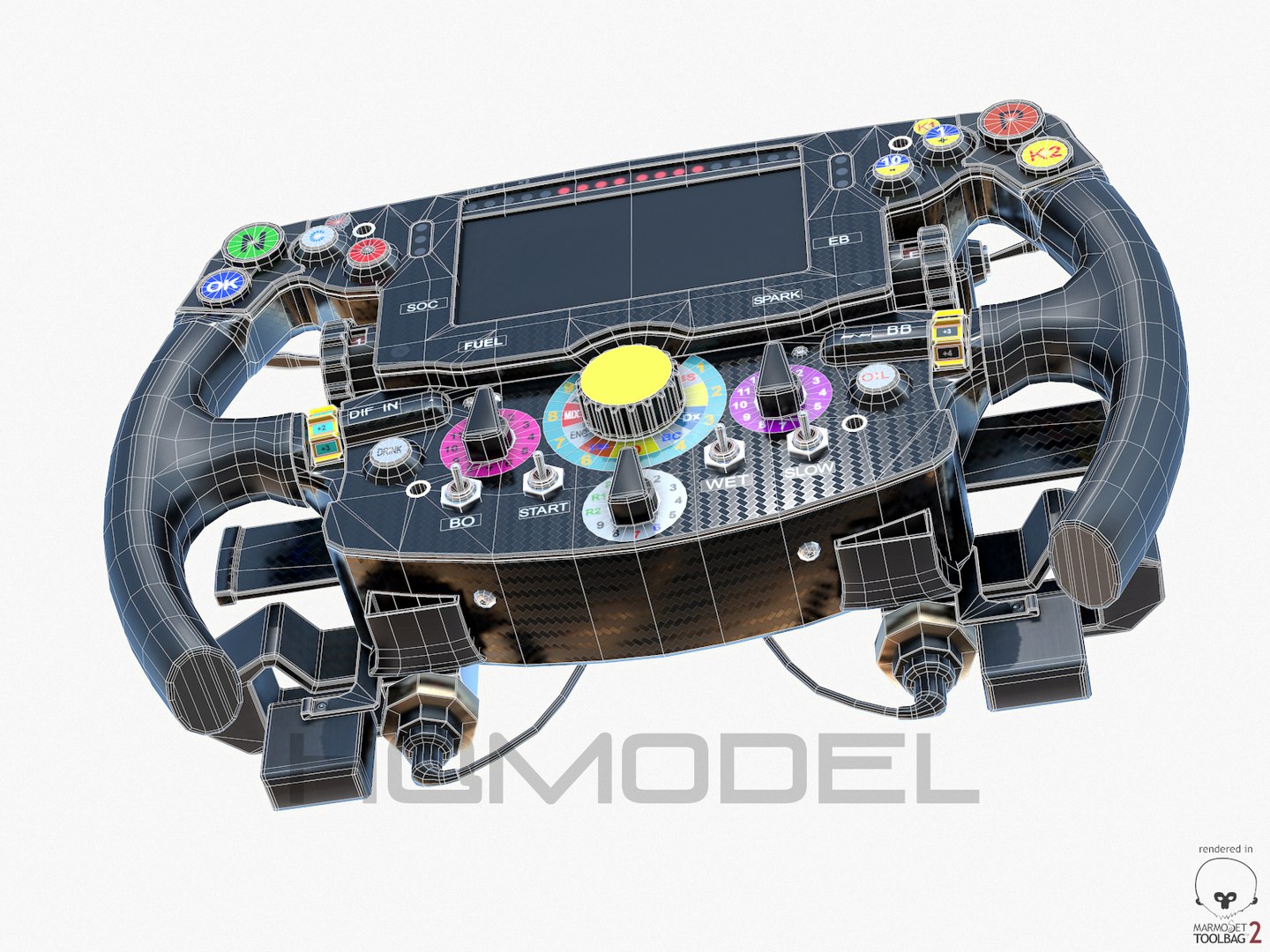 3D F1 Steer Wheel Formula - TurboSquid 1316743