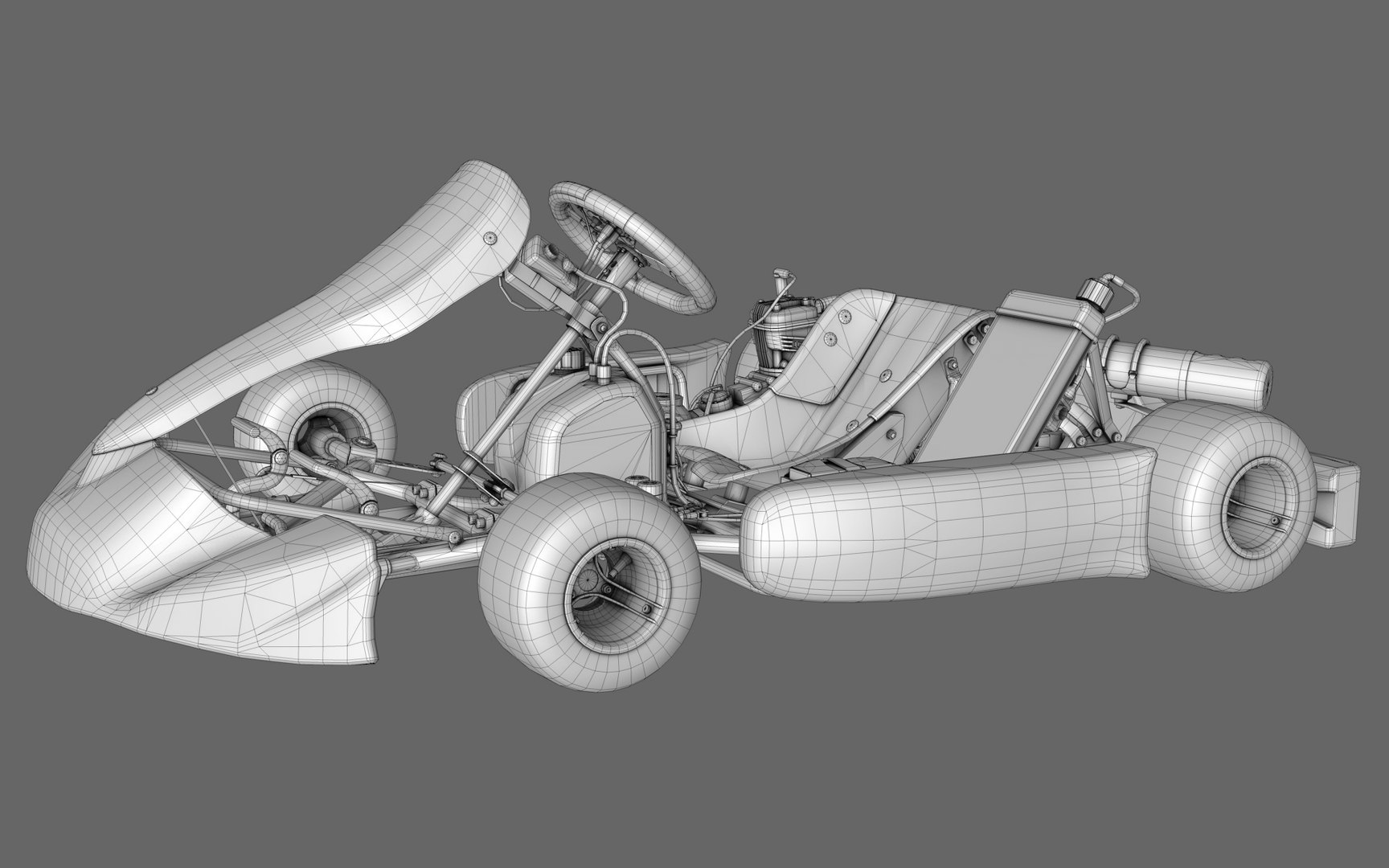 X30 Tony Kart Racer 401R 3D Model - TurboSquid 2015518