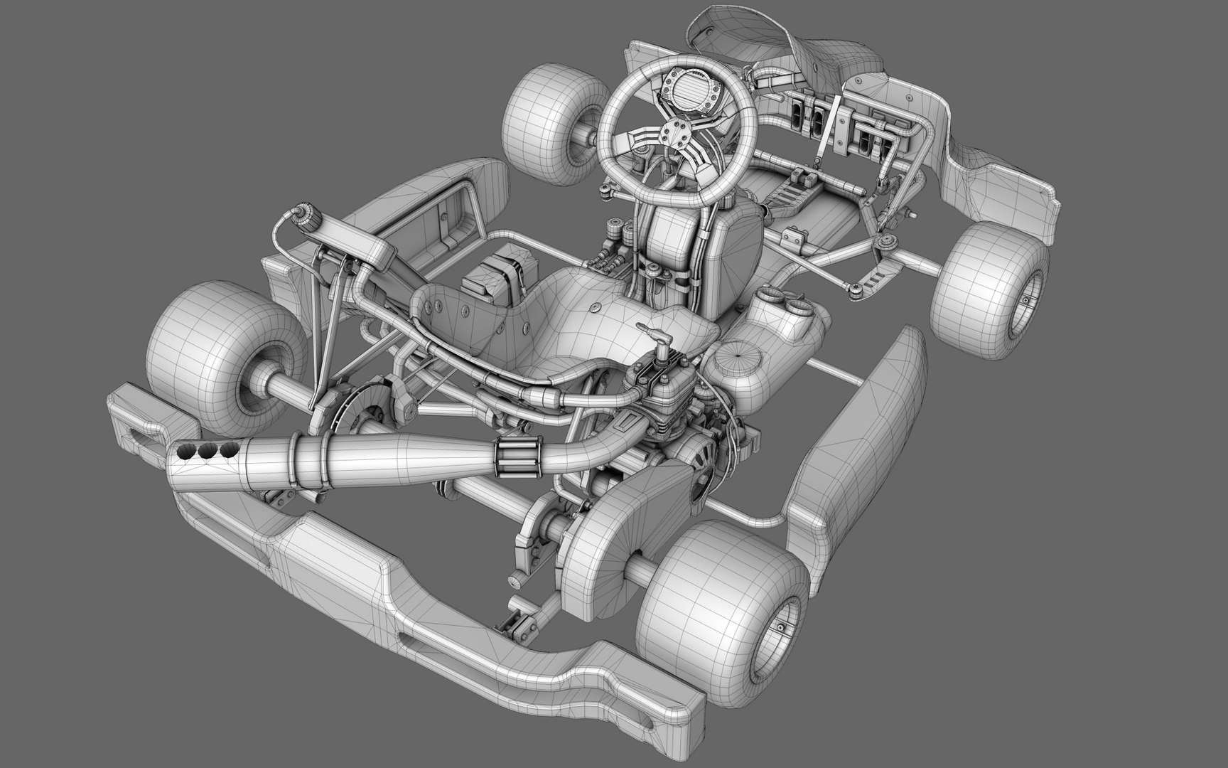 X30 Tony Kart Racer 401R 3D Model - TurboSquid 2015518