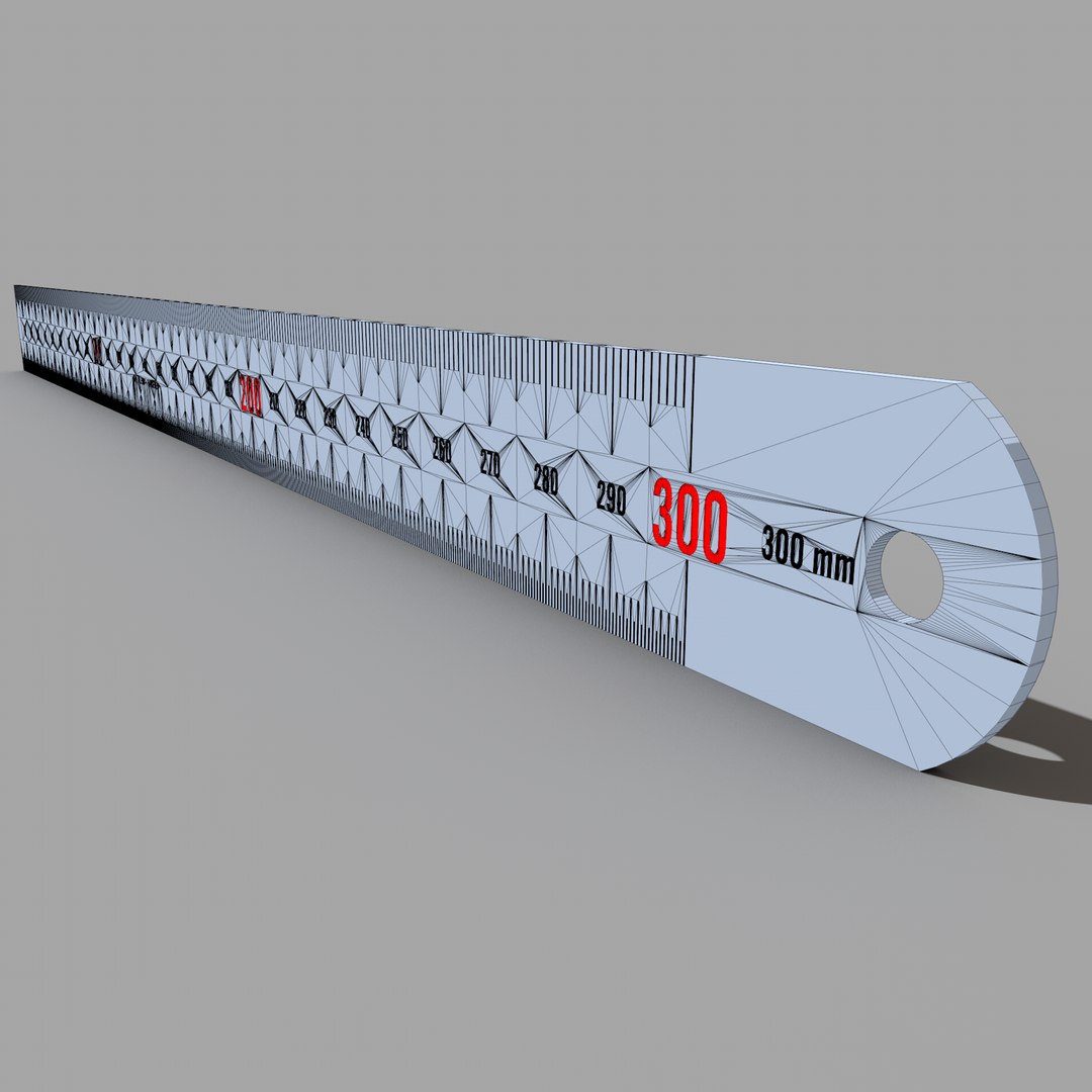 C4d Metal Ruler