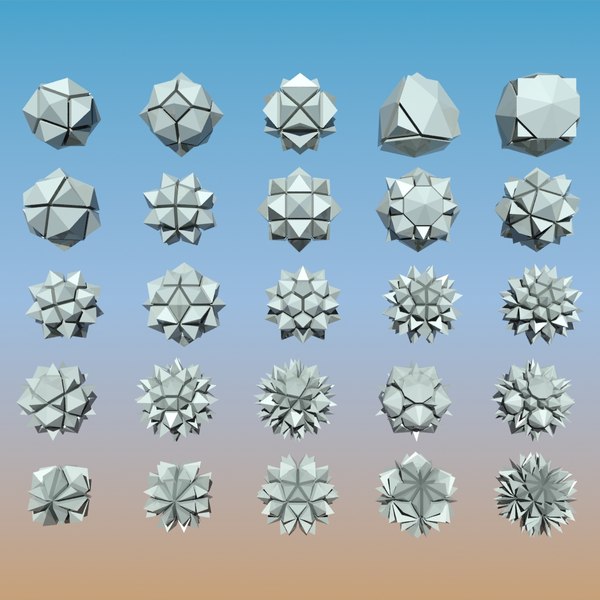 geometric shape pack 3d max