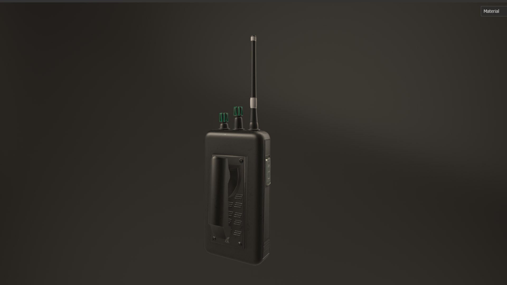 3D 3D Police Radio - Walkie Talkie With Charger - With Textures Model ...