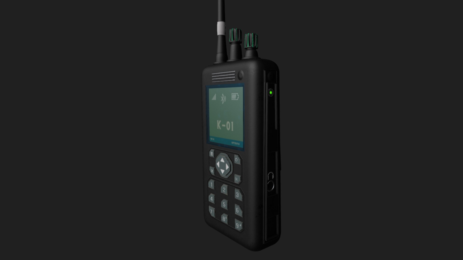 3D 3D Police Radio - Walkie Talkie With Charger - With Textures Model ...