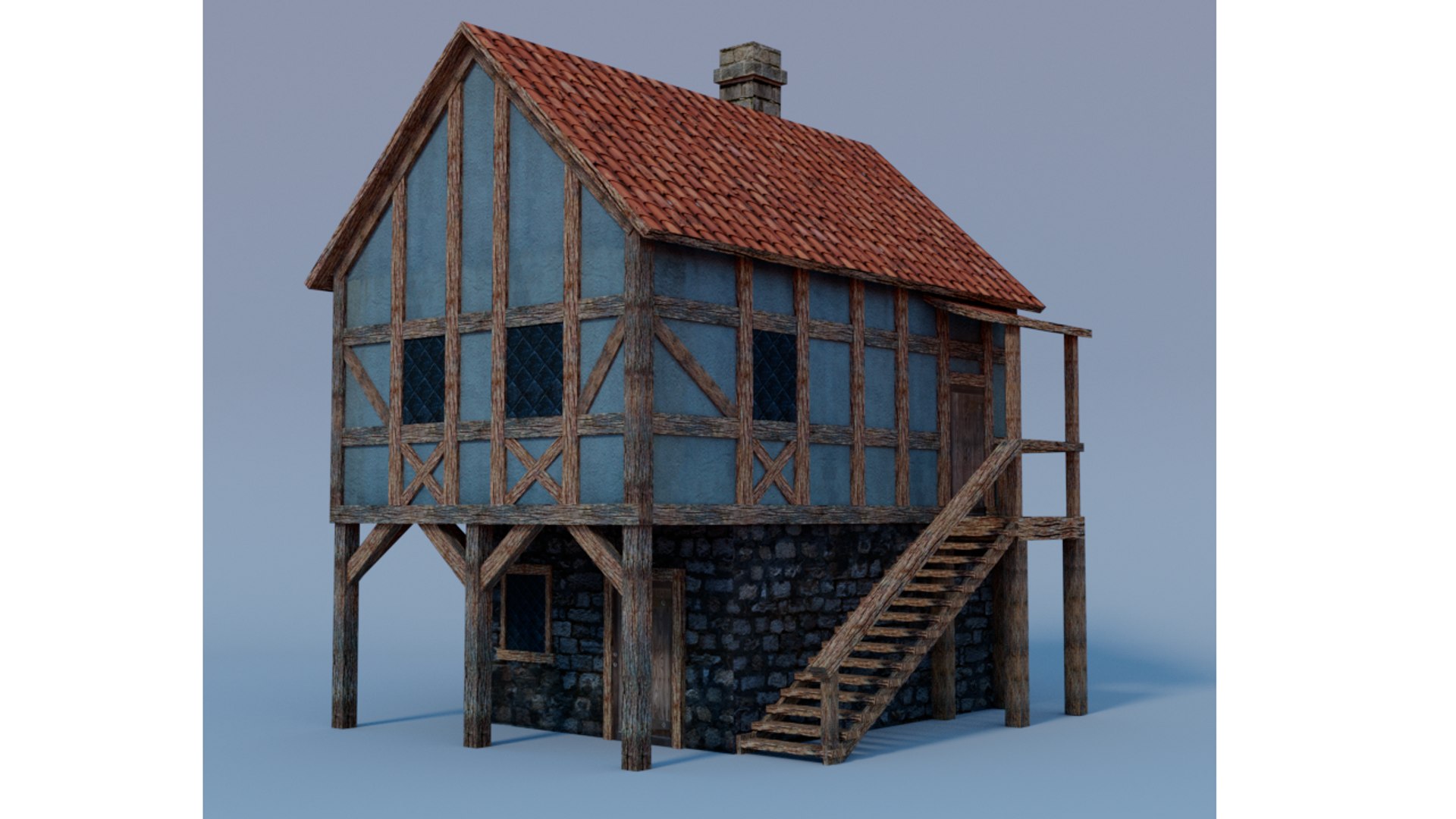 Free Medieval House Model - TurboSquid 1381963