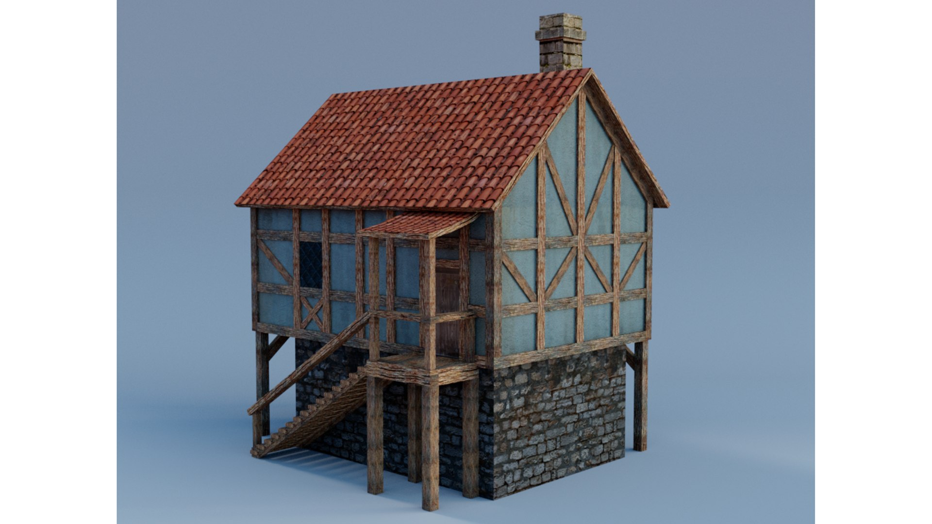 Free Medieval House Model - TurboSquid 1381963