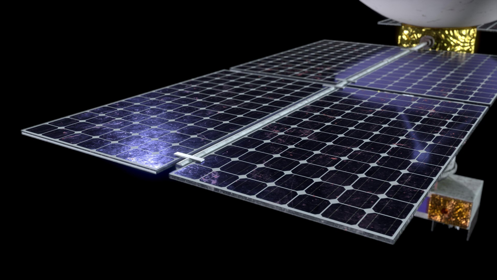 3D Satellite With High Res Texture Model - TurboSquid 1723328