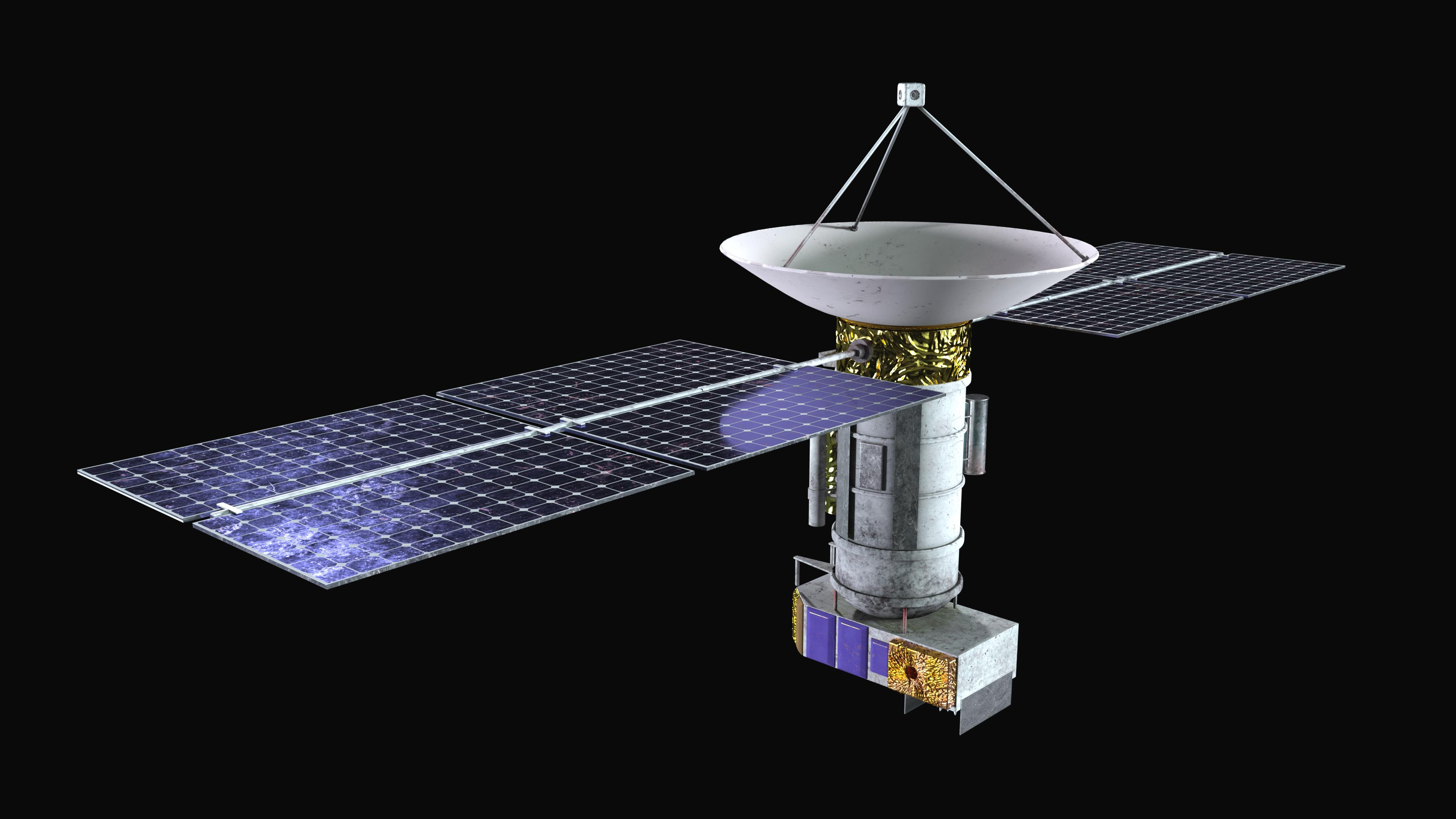 3D Satellite with high res texture model - TurboSquid 1723328