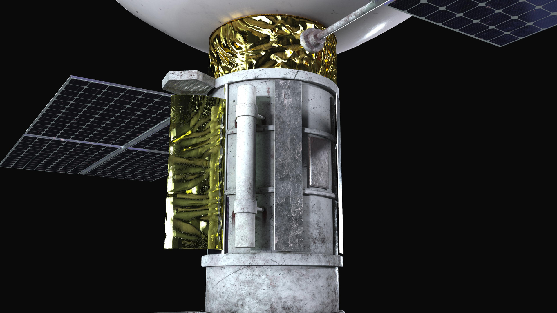 3D Satellite with high res texture model - TurboSquid 1723328