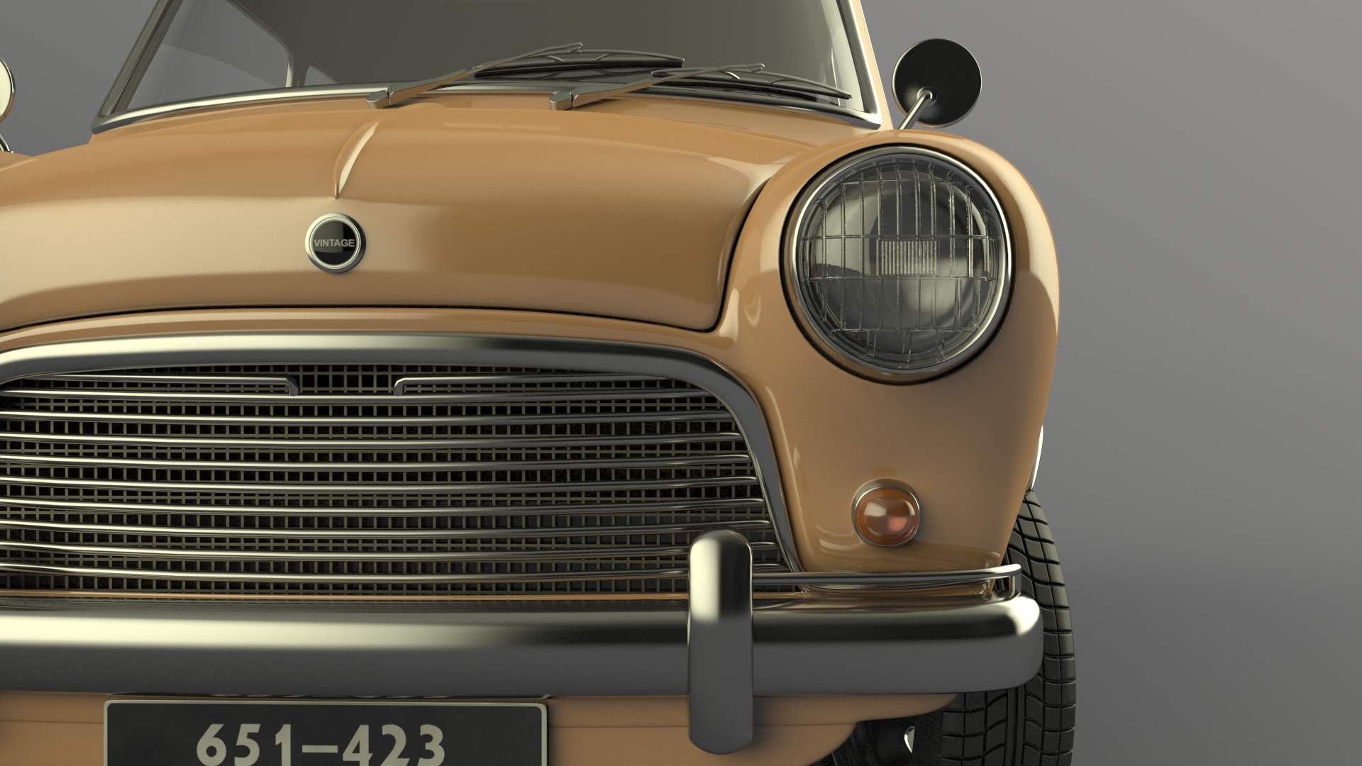 3D Vintage Car - TurboSquid 1814826