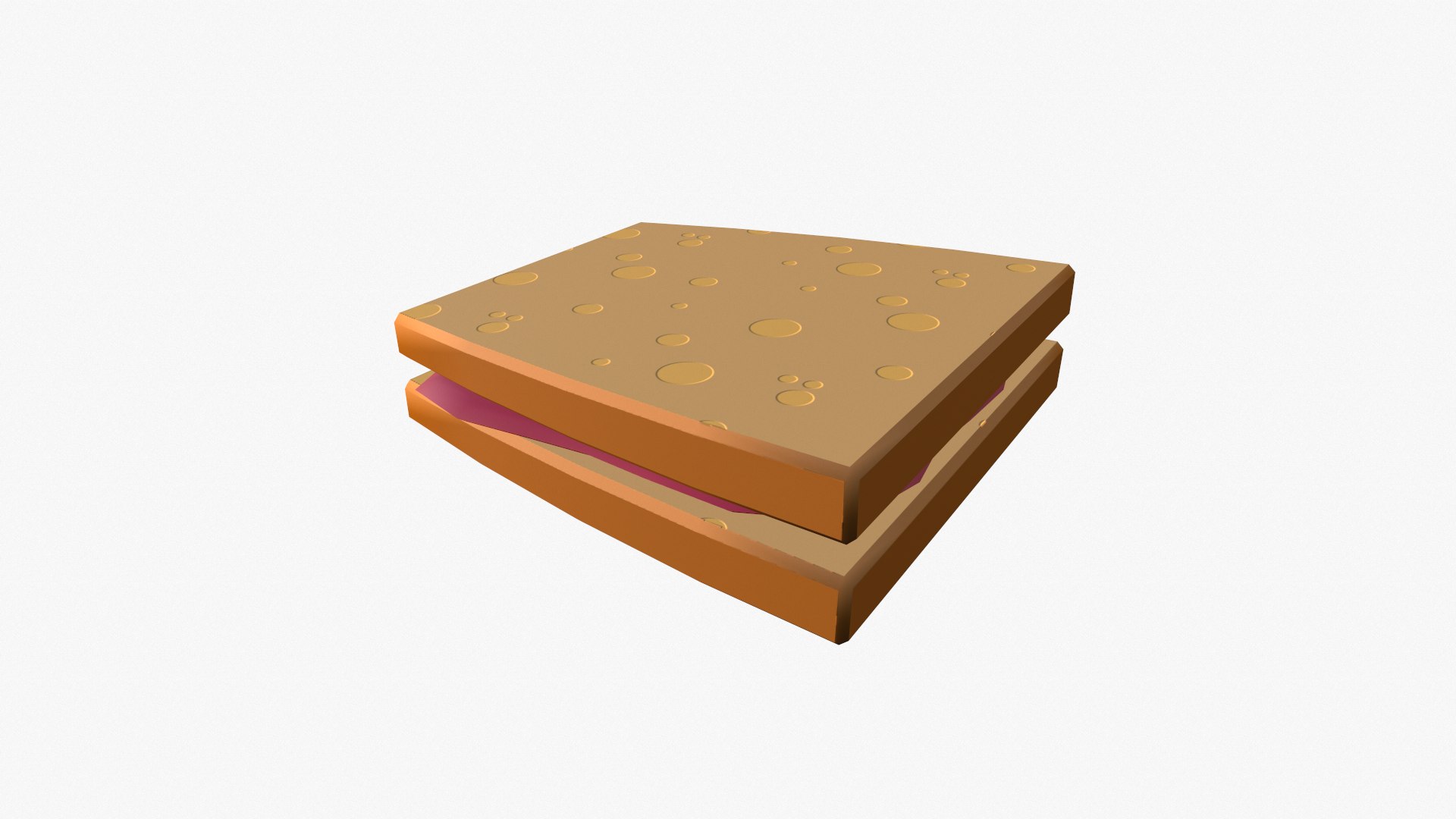 3D model Cartoon JamBread - TurboSquid 1916855