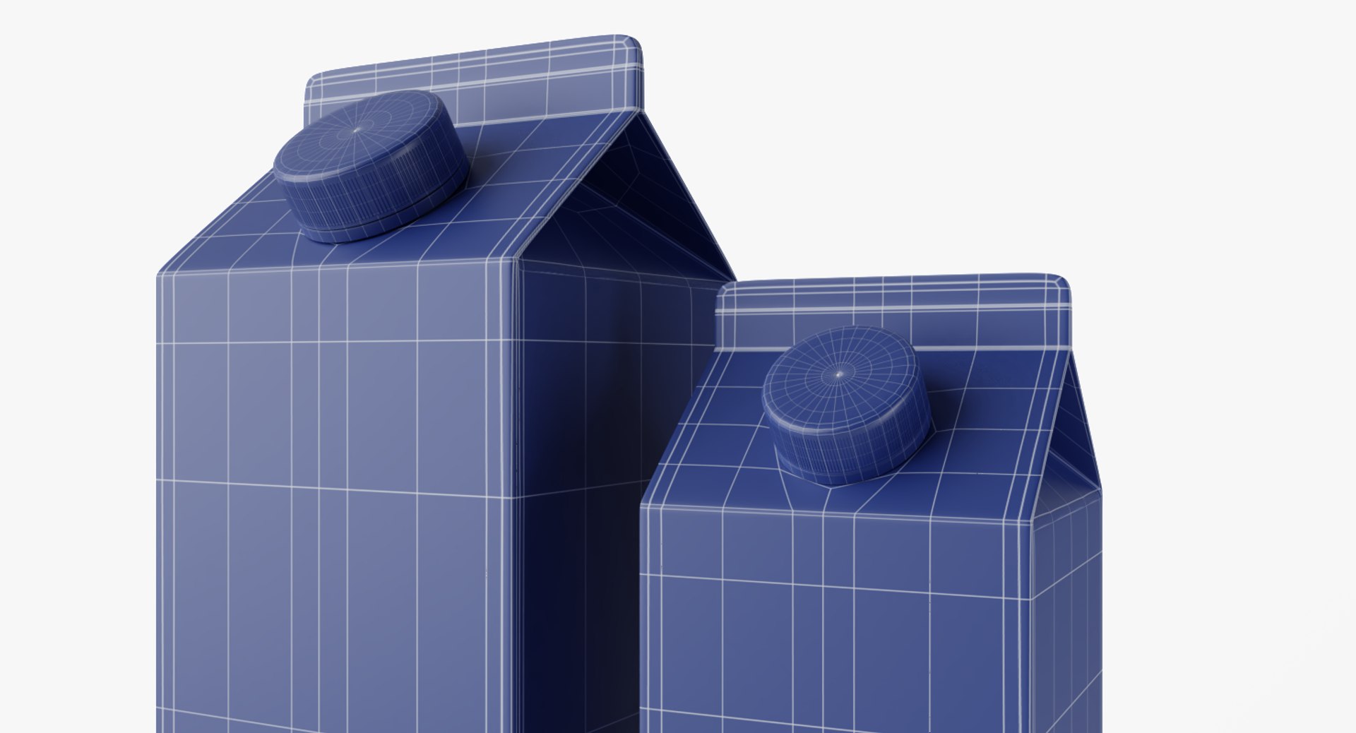 3D milk carton model - TurboSquid 1397758