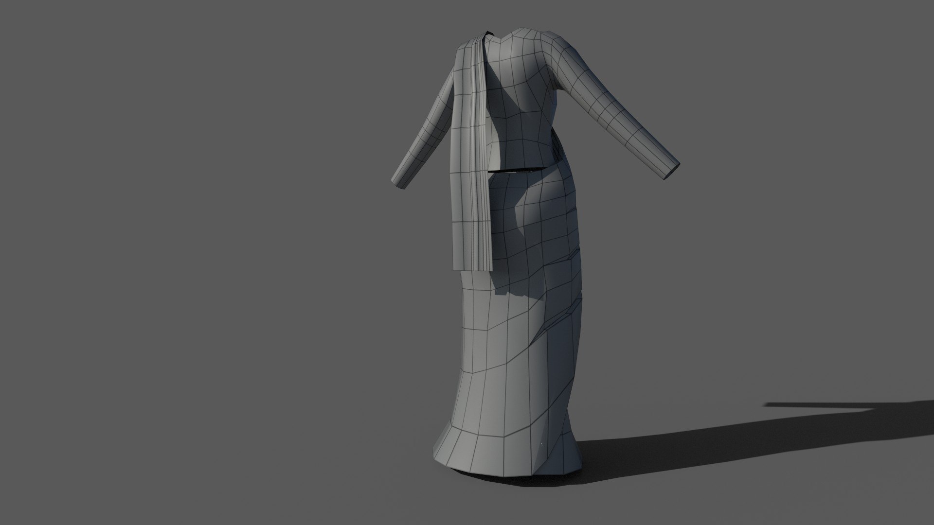 Saree 3D Model - TurboSquid 1721721