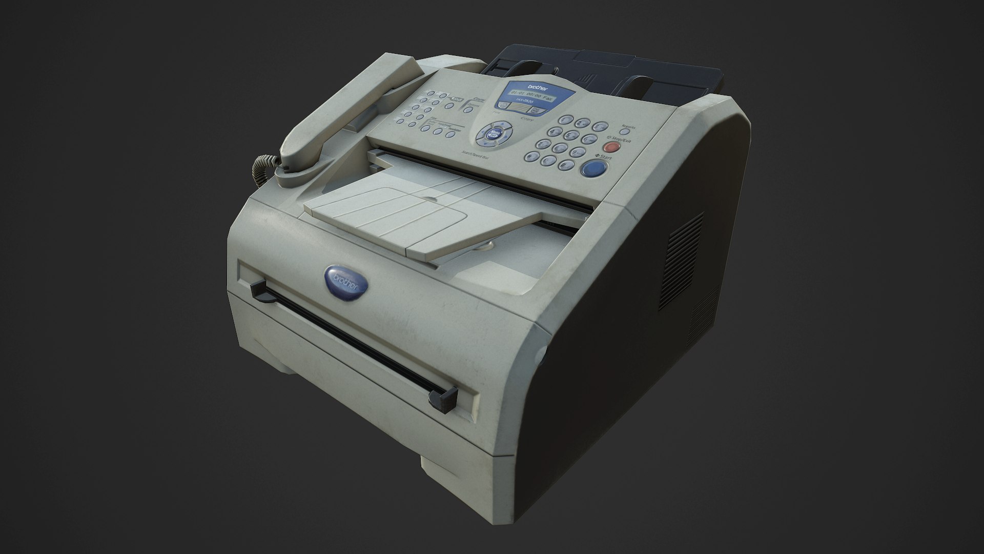 3D Brother Intellifax 2820 Model - TurboSquid 1629900