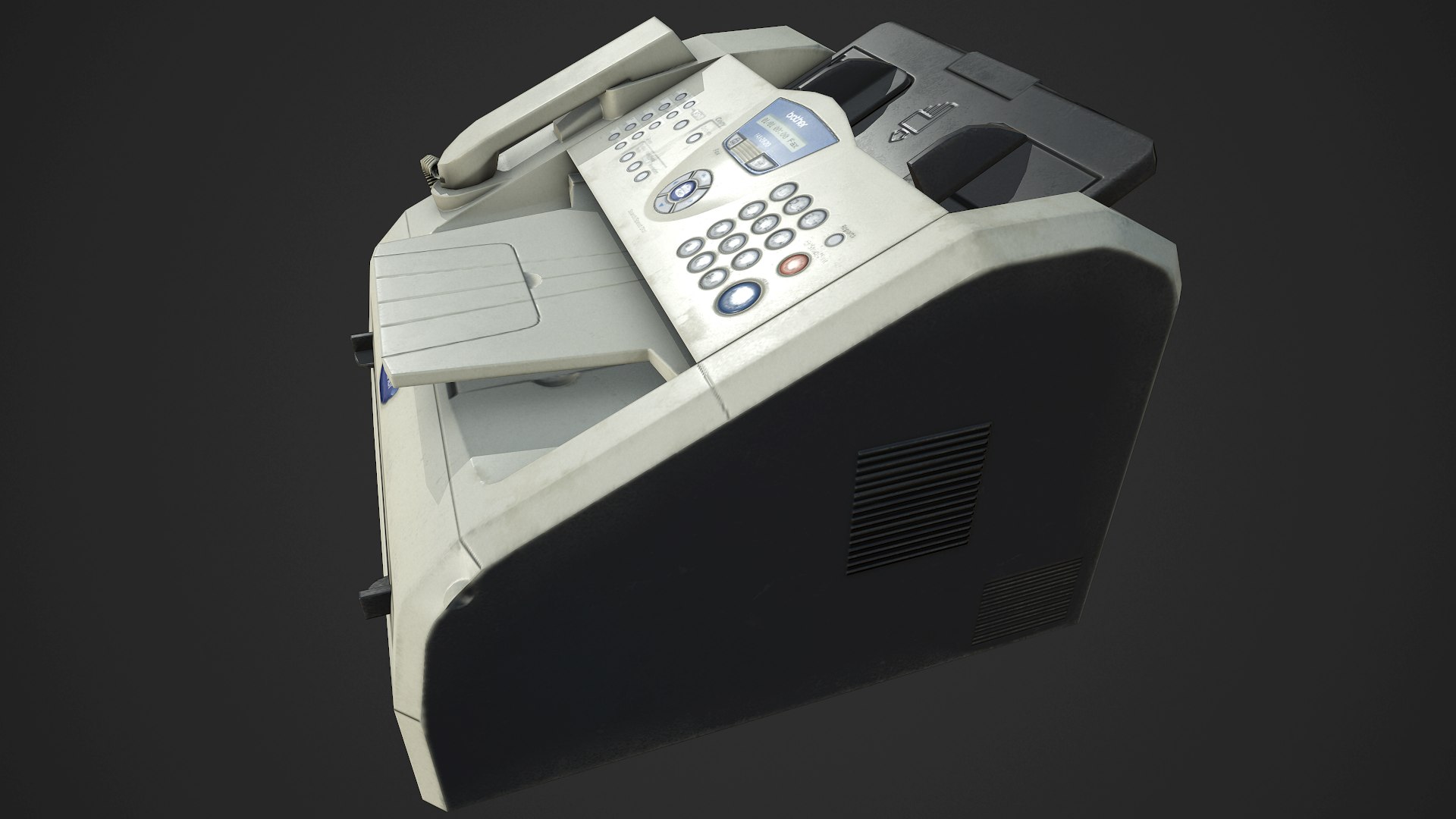 3D Brother Intellifax 2820 Model - TurboSquid 1629900