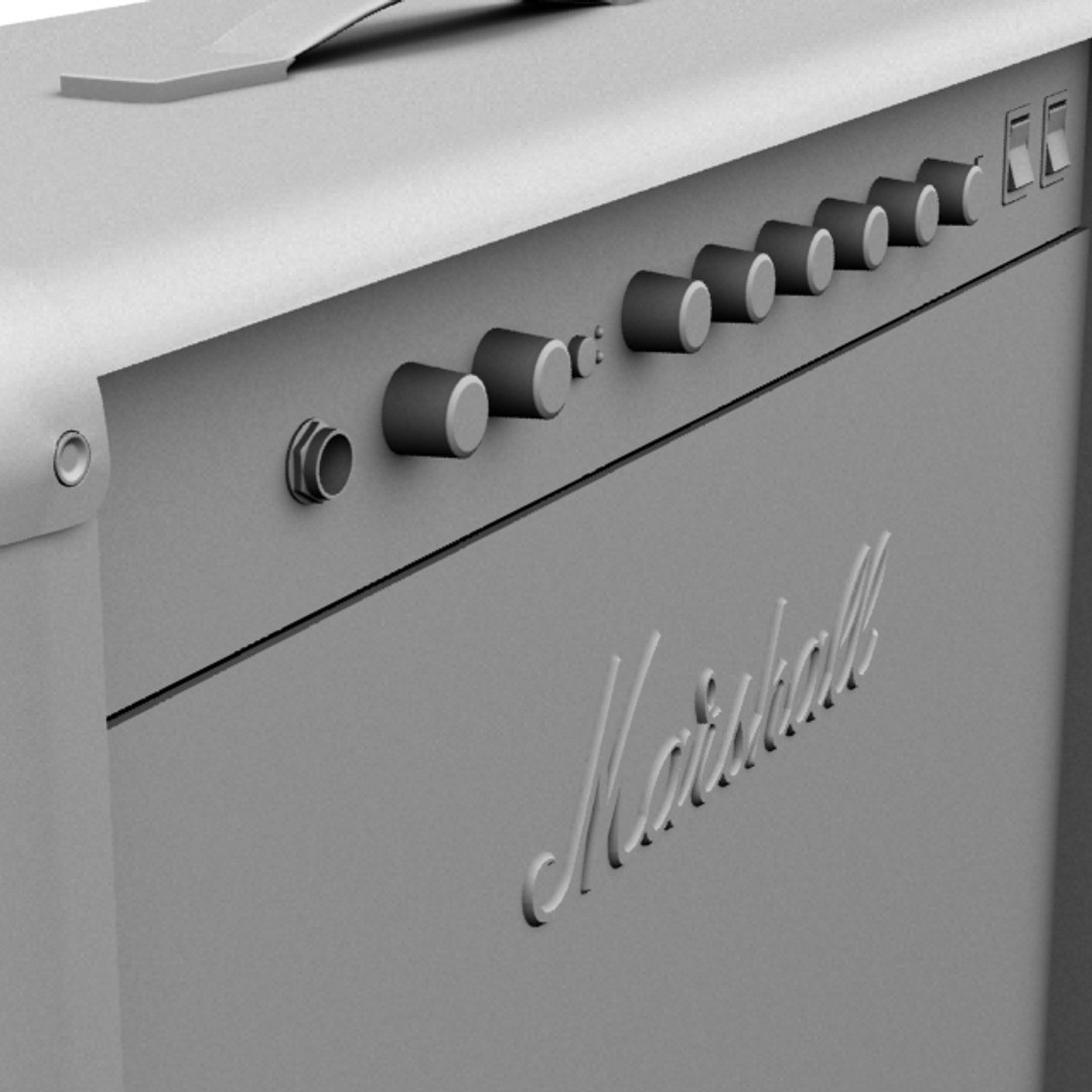 Marshall Guitar Amplifier 2266c 3d Model