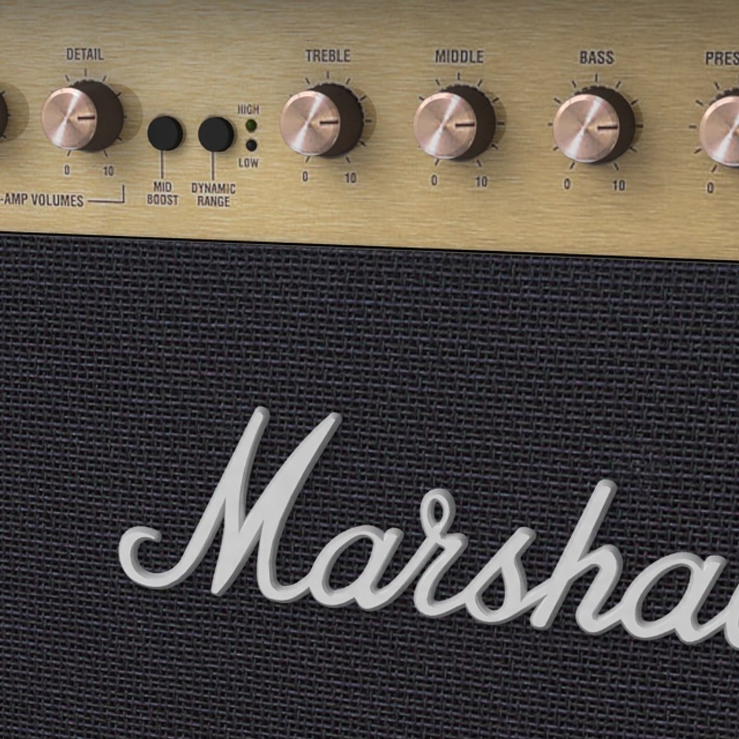 Marshall Guitar Amplifier 2266c 3d Model