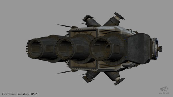 3D gunship dp-20 - TurboSquid 1195768