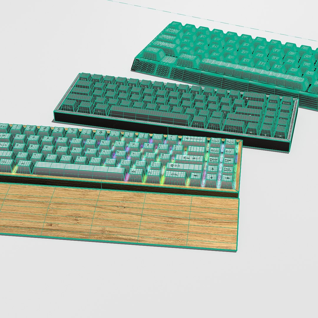 Mechanical Keyboards 3D Model - TurboSquid 1567983