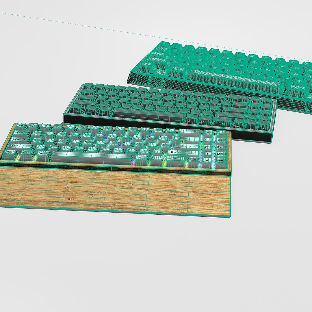 Mechanical Keyboards 3D Model - TurboSquid 1567983