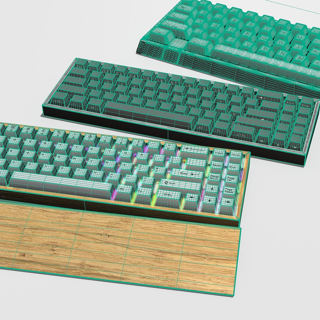 Mechanical Keyboards 3D Model - TurboSquid 1567983