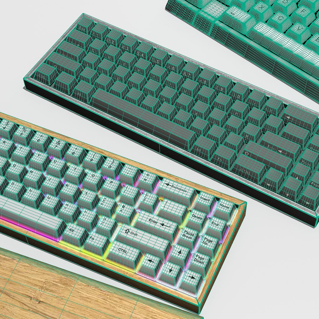 Mechanical Keyboards 3D Model - TurboSquid 1567983