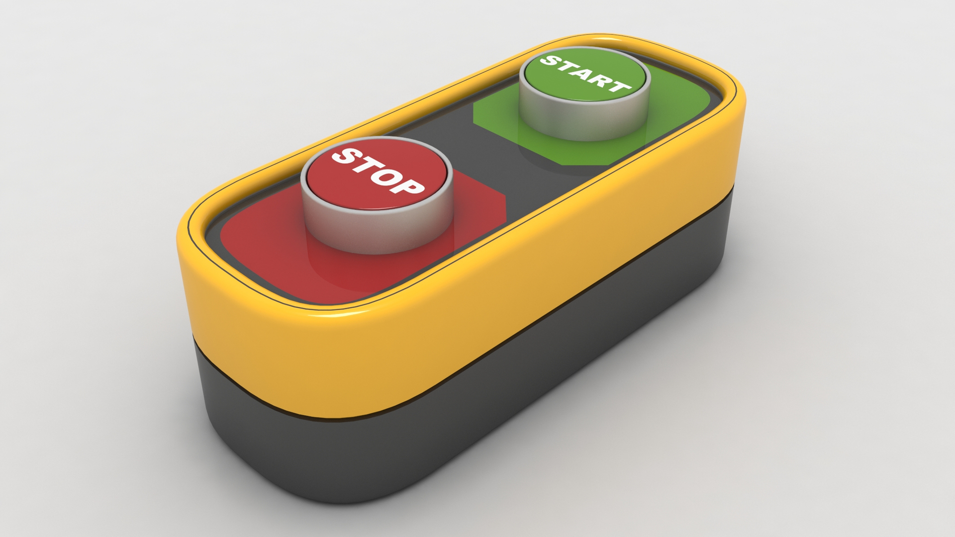 Start stop push 3D - TurboSquid 1546116