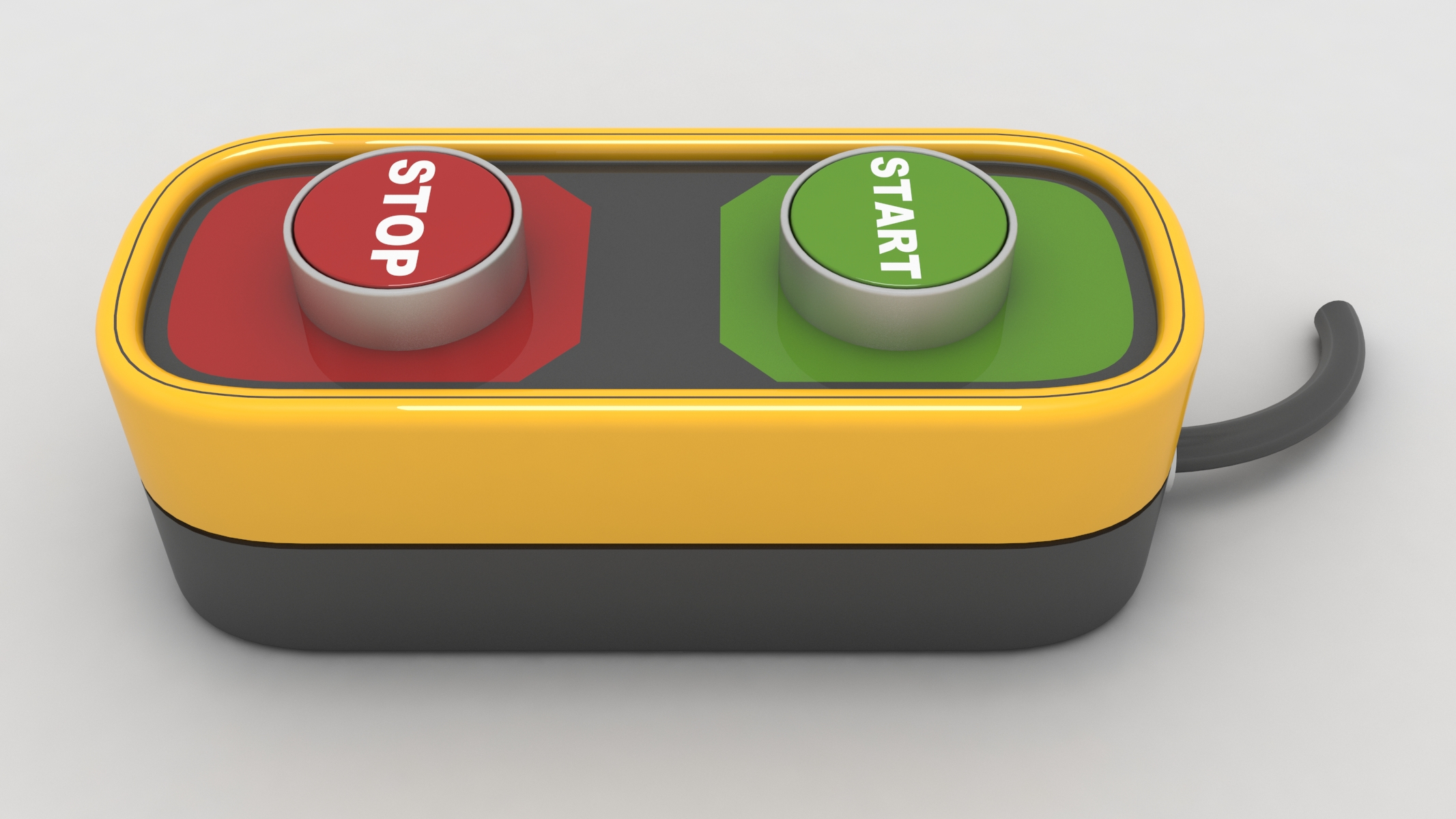 Start stop push 3D - TurboSquid 1546116