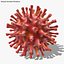 Virus 01 Red 3d Model