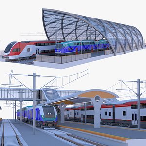 3D Railway Station Models - Browse & Download Formats - TurboSquid