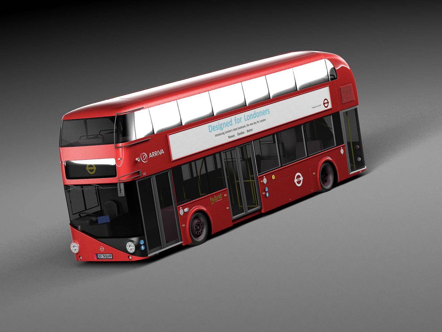 2010 Bus London Lt2 3d Model