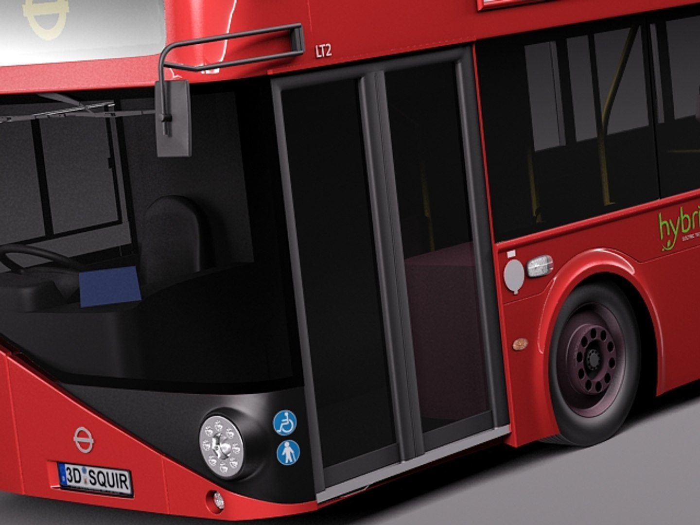 2010 Bus London Lt2 3d Model