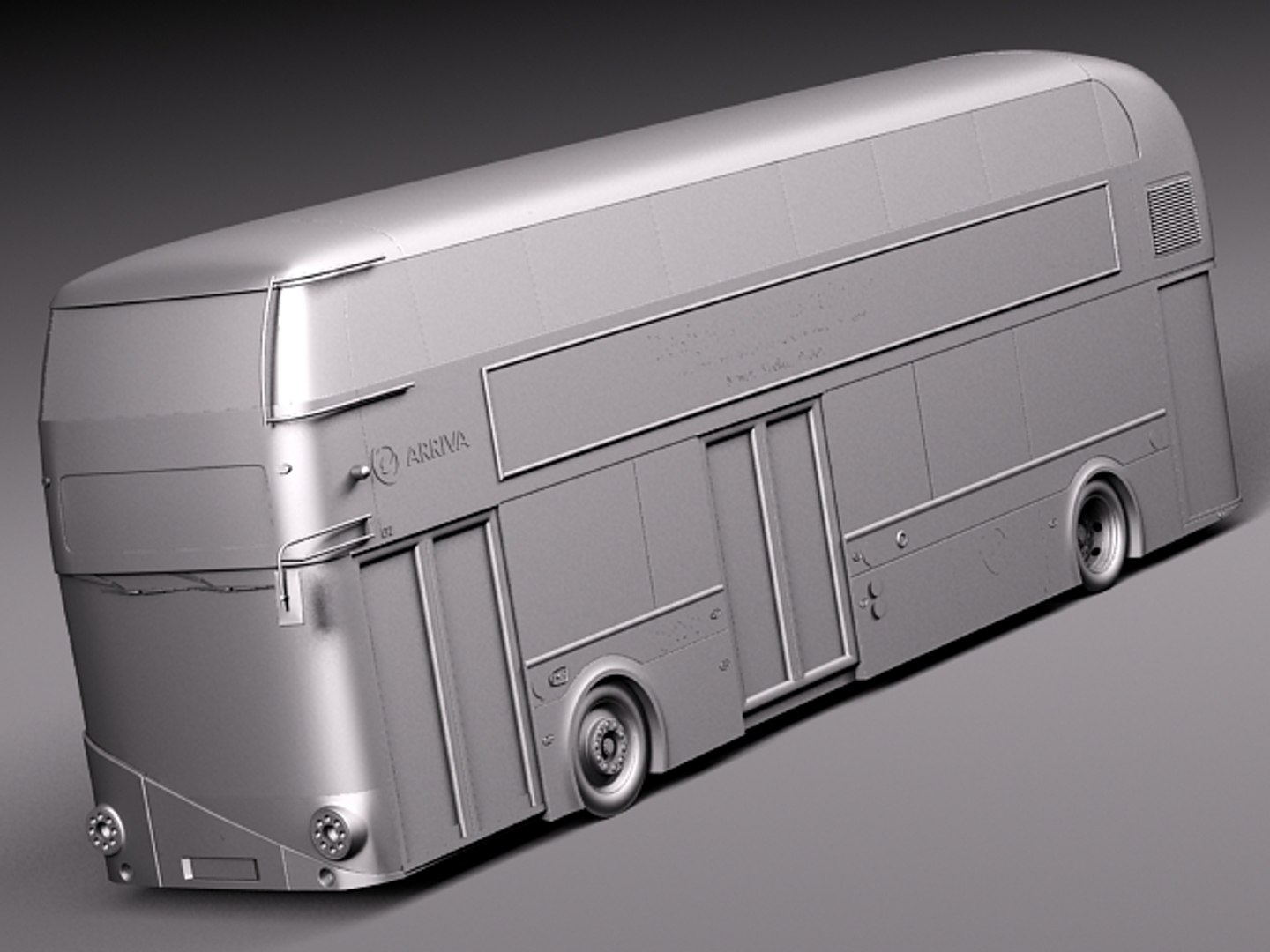 2010 Bus London Lt2 3d Model