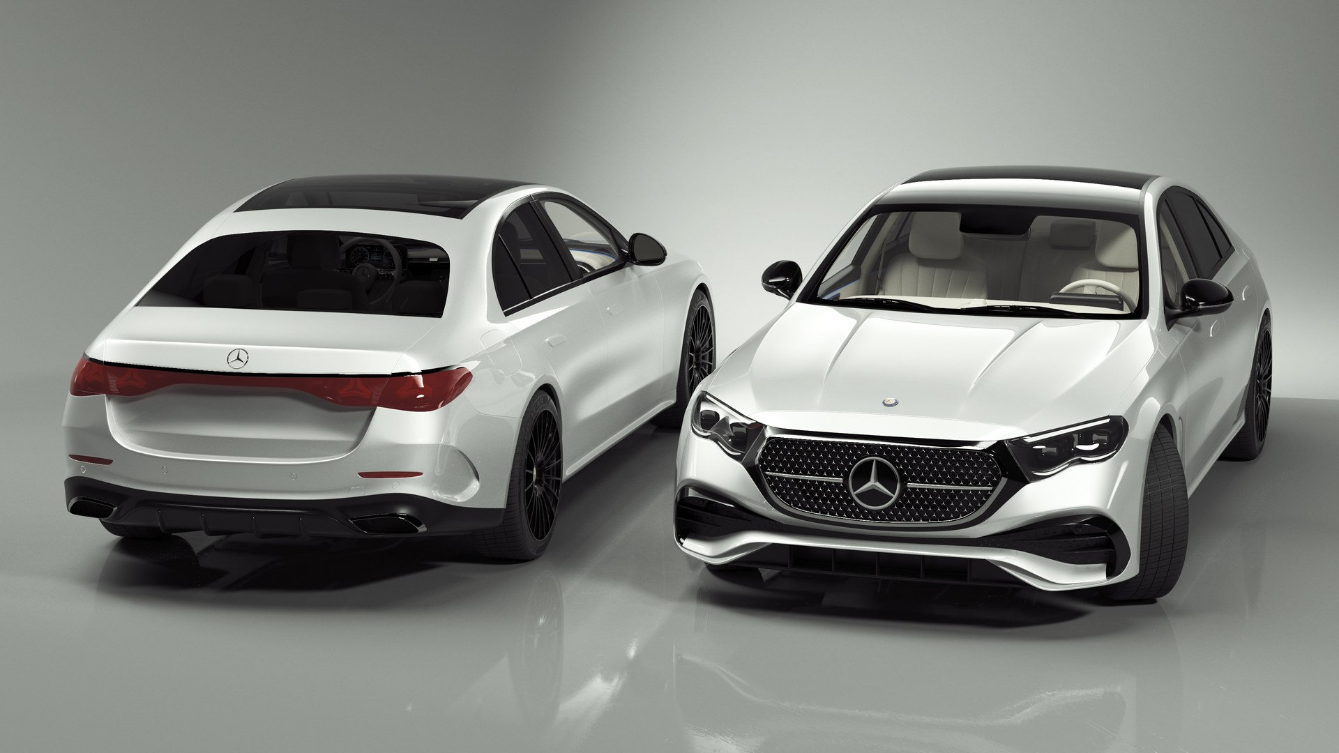 3D New E-Class Mercedes 2023 White Rigged - TurboSquid 2112681