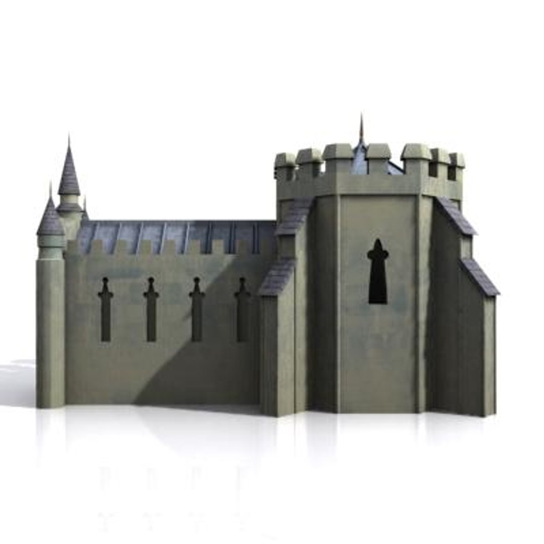 Gothic Building 3d Model