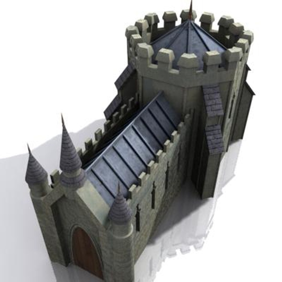 Gothic Building 3d Model