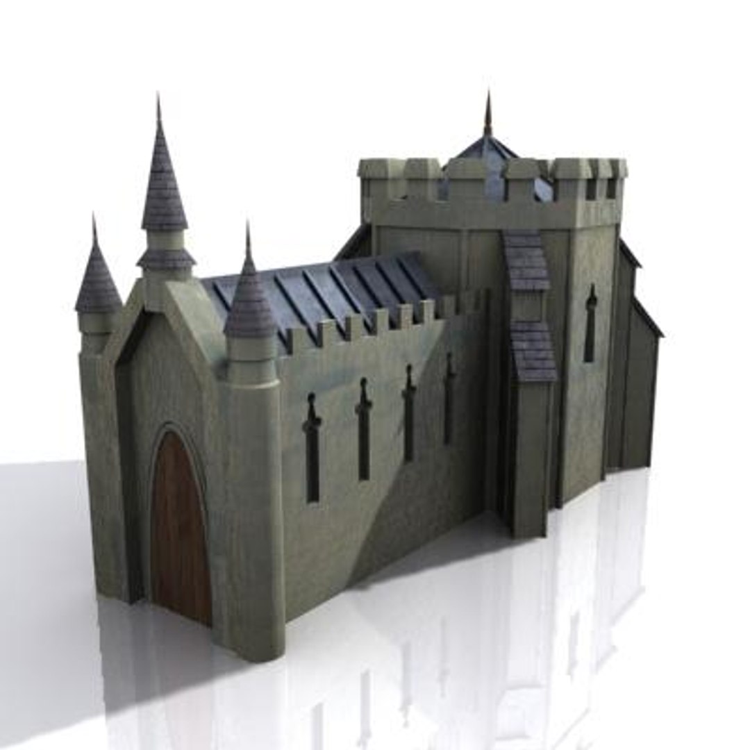 Gothic Building 3d Model