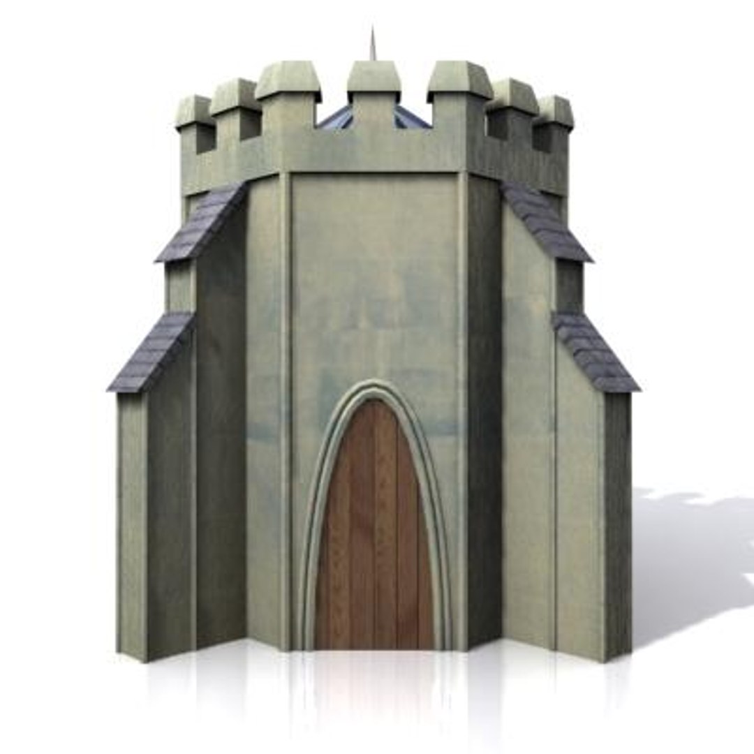Gothic Building 3d Model