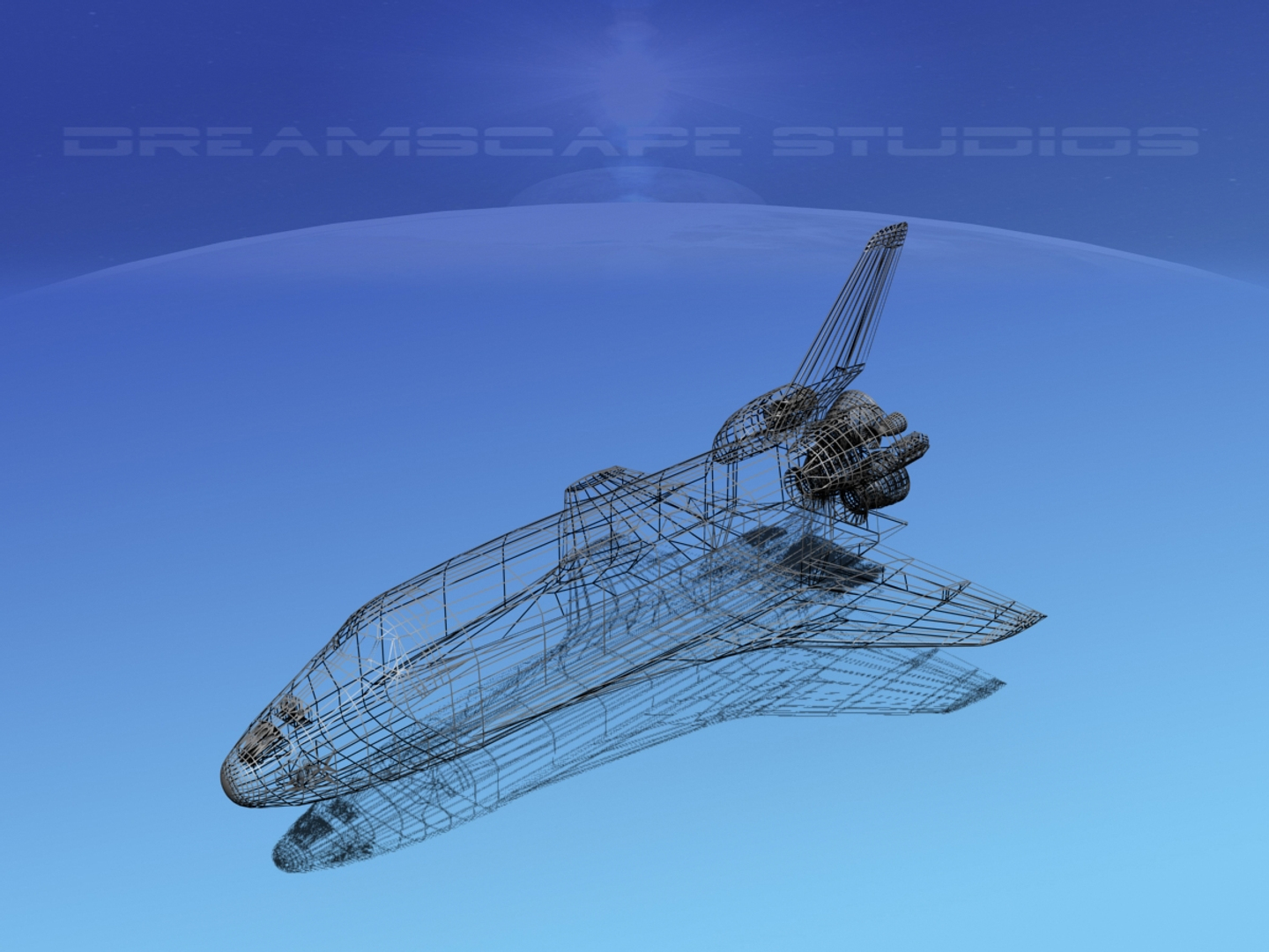 3d model space shuttle