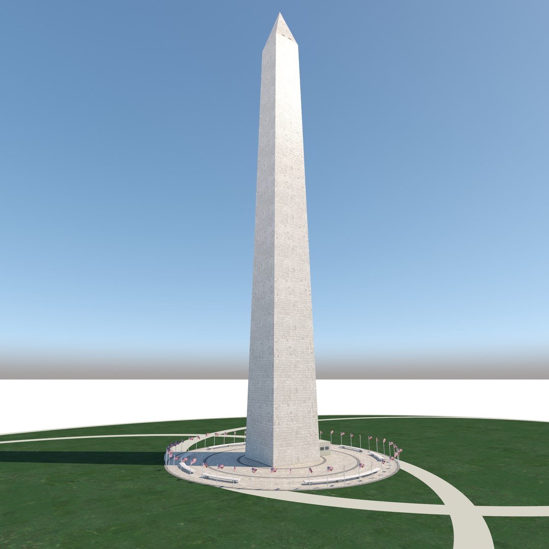 Washington Monument 3D Model - TurboSquid 1534275