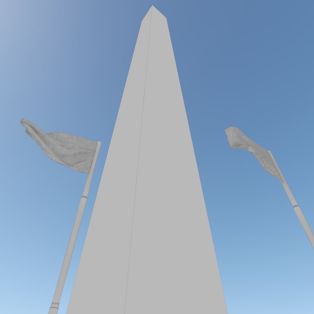 Washington Monument 3D Model - TurboSquid 1534275