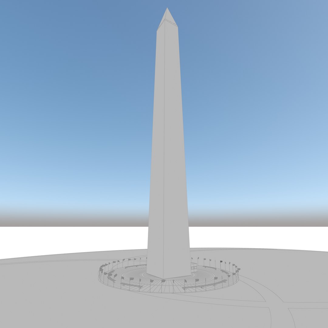 Washington Monument 3D Model - TurboSquid 1534275