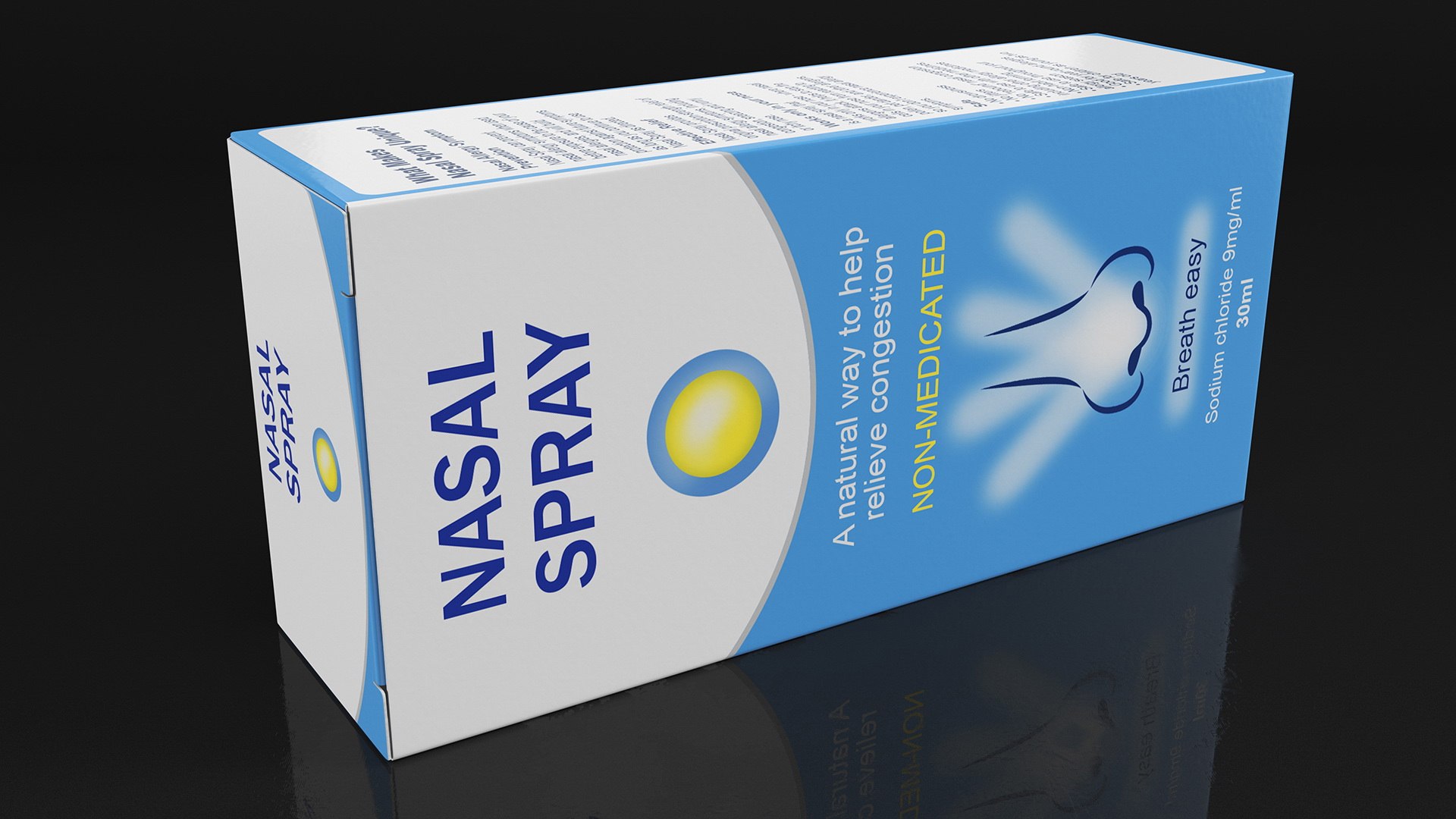 Nasal Spray Boxes Collection model - TurboSquid 2124752